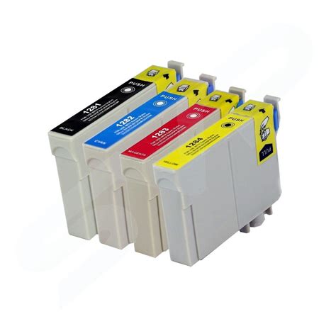 Compatible Epson T1281 Black & Colours FULL SET - PrinterCartridgesNI