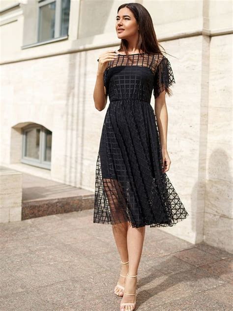 Платье черное - Gepur - 4199411 | Trendy dresses, Airy dress, Dress