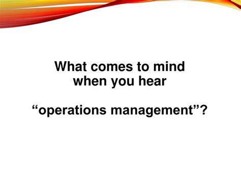 PPT - Introduction to Operations Management PowerPoint Presentation ...