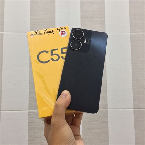 Realme C55 RAM 6/128 gb NFC black, Telepon Seluler & Tablet, Ponsel ...