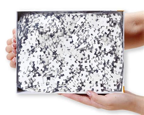 Идеальный пазл для тех, кто на карантине: полностью белый пазл на 2000 ...