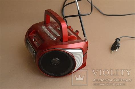 Портативная колонка GOLON RX-662Q с радио USB+SD - «VIOLITY»