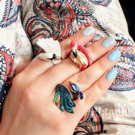 Кольцо фламинго - Verdemina Jewelry