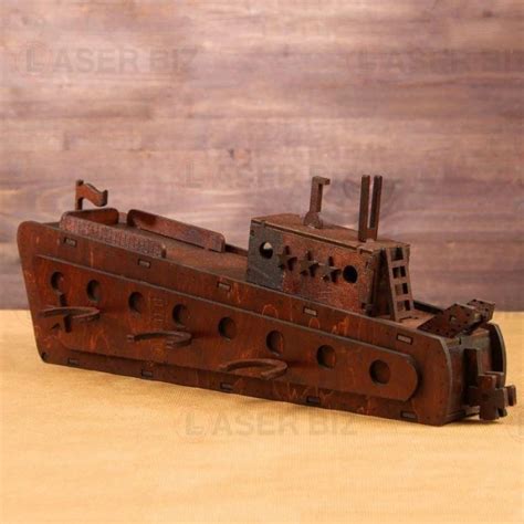 Деревянный 3d пазл Воздушный корабль » maket.LaserBiz.ru - Макеты для ...