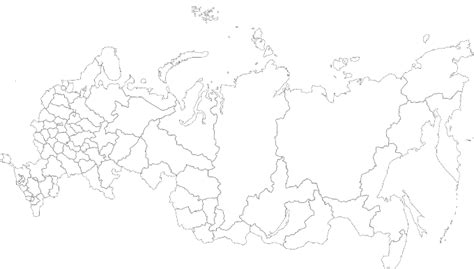 Карта России Вектор - portaldownloads