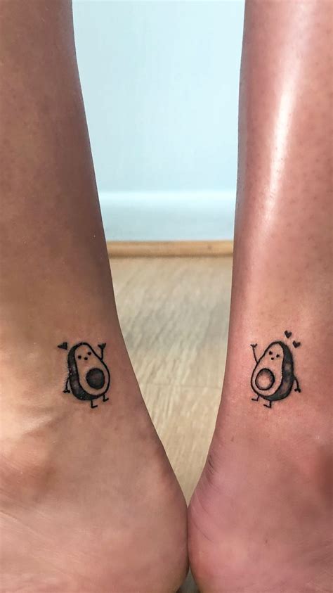 Avocado Tattoo | Friend tattoos, Avocado tattoo, Matching friend tattoos