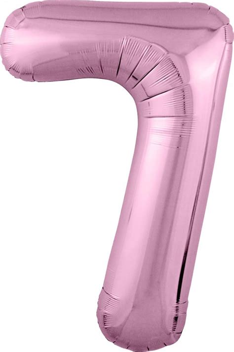 Цифра "7" Розовый фламинго, Slim (40"/102 см), Agura купить в Казани