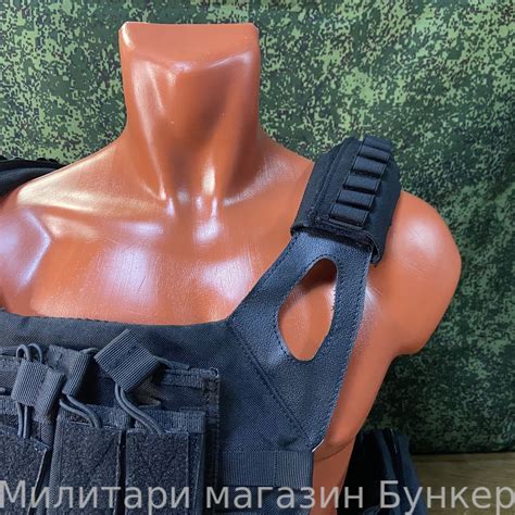 Плитник (плитоноска) YAKEDA черный