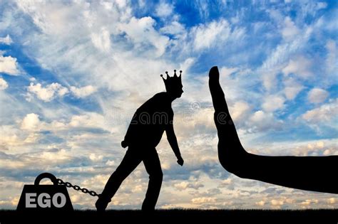 Begriffsszene Narcissist Und Egoistischer Mann Stockfoto - Bild von ...