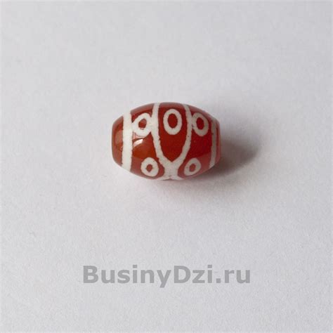 Дзи 10 глаз из сердолика 13 мм