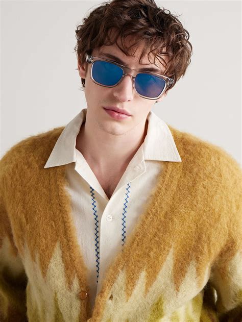 MONTBLANC EYEWEAR D-Frame Acetate Sunglasses for Men | MR PORTER