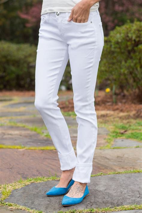 The Whitney Skinny Jeans, White – Shop The Mint