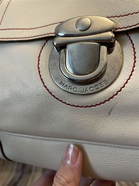 Vintage Marc Jacobs Italy Venetia Leather Buckle Satc… - Gem