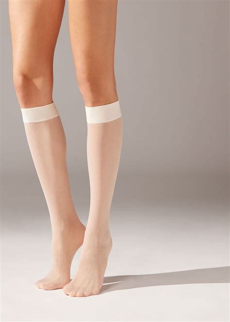 Прозрачные Гольфы 20 Ден - Calzedonia | Calzedonia, High knees, Long socks