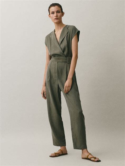 Pin by Анастасия Морева on 5 брюк/джинс | Jumpsuit, Massimo dutti women ...