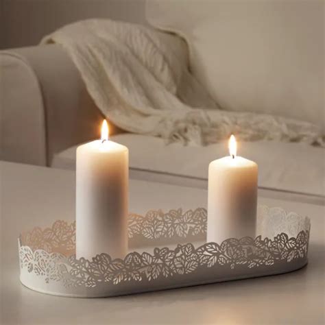 Підставка для свічок SAMVERKA IKEA 503.887.20 білий – фото, отзывы ...