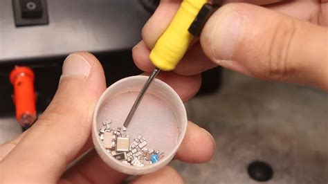Как сделать вакуумный пинцет для SMD компонентов