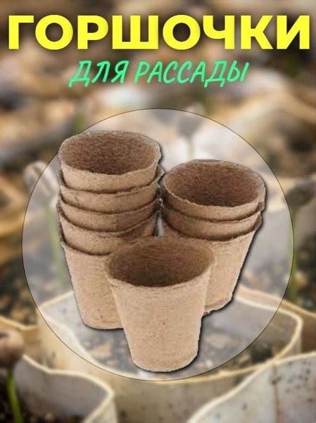 Горшки торфяные круглые 12 штук 80х80мм купить по низкой цене в ...