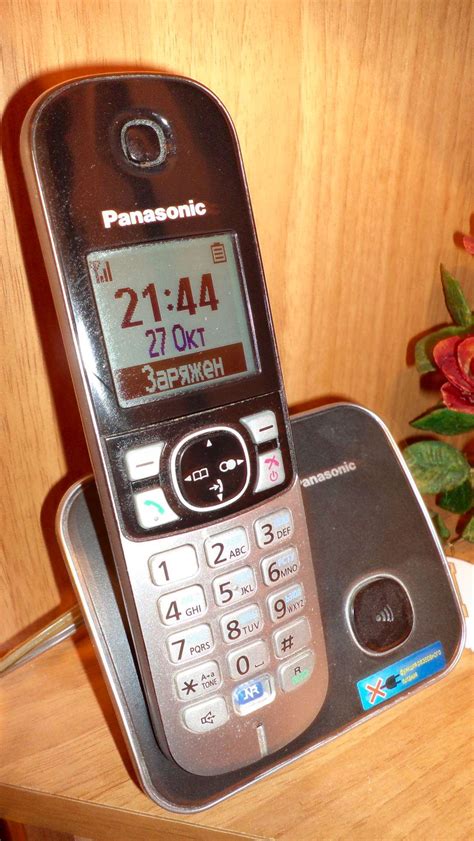 Радиотелефон Panasonic KX-TG6811RUB — купить в интернет-магазине ОНЛАЙН ...