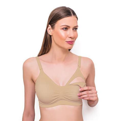 Бюстгальтер для кормящих мам BabyOno 506 18 Neutral (E 70-75) в наличии ...