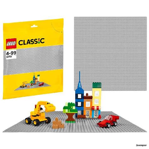 10701 LEGO® Grote Grijze bouwplaat - Zevenspoor