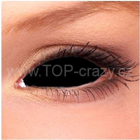 Black Sclera Contact Lenses (1 pair) - Lucifer - Sclera Contacts ...