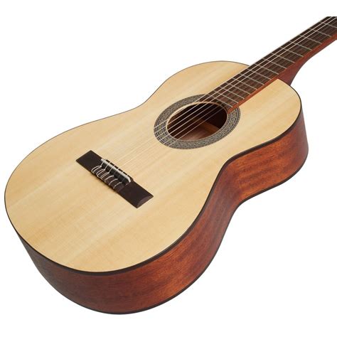 Guitarra Clásica Cort AC-200 Tapa Sólida Natural