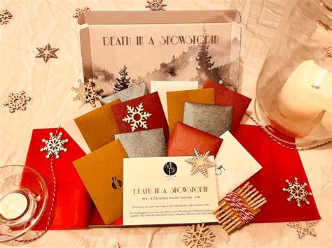 Christmas Murder Mystery Game in a Box. Advent Calendar, Christmas Gift ...