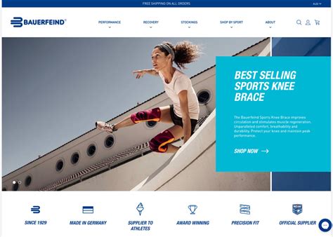 Bauerfeind Australia - Awwwards Nominee