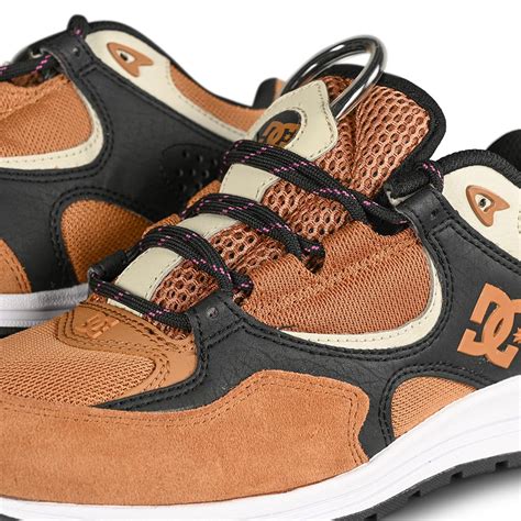 DC Kalis Lite Skate Shoes - Brown/Black/White - Supereight