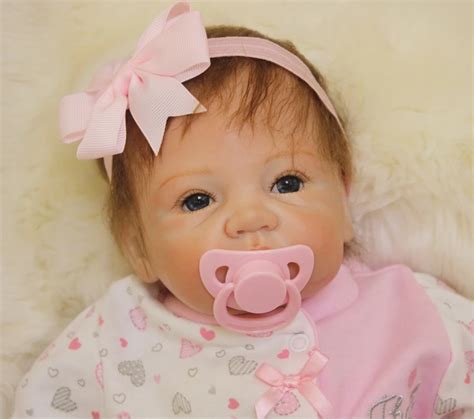 Кукла Reborn Baby, 22-дюйма 55 см для новорожденных, силиконовая одежда ...