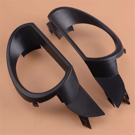 CITALL 1 Pair Car Front Bumper Fog Light Lamp Grille Cover Trim ...