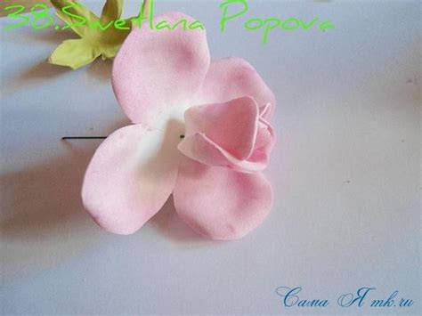 Мастер класс по созданию цветка розы из фоамирана | Floral, Floral ...