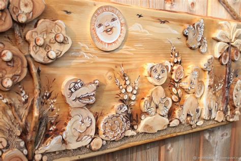 Поделки из спилов дерева своими - фото и картинки: 69 штук