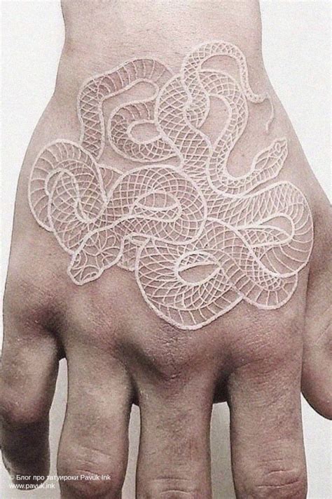 Белые тату и что нужно о них знать — pavuk.ink