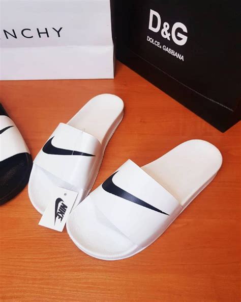 Мужские шлепанцы Nike белые тапки Найк летние (Bon) (ID#1840455734 ...