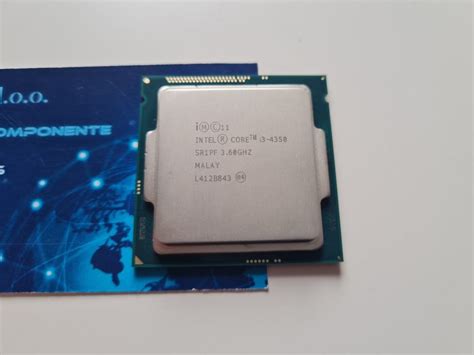 Intel Core i3 4350, 2 x 3.60 GHz, Socket 1150 - Račun / R1 / Jamstvo