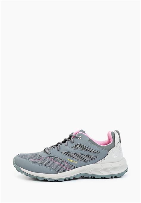 Кроссовки Jack Wolfskin WOODLAND VENT LOW W, цвет: серый, JA021AWMKPZ4 ...