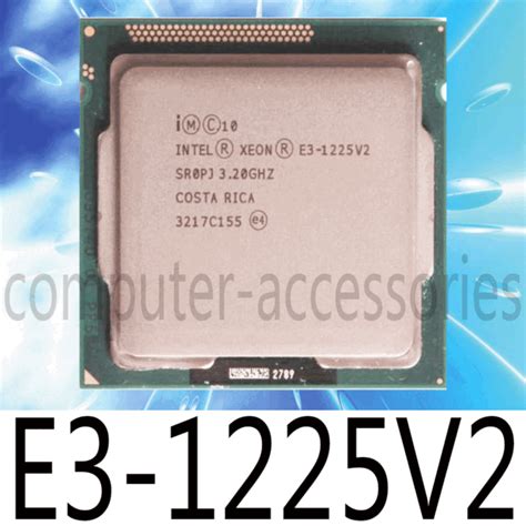 Intel Xeon E3-1225 V2 3.2GHz 8MB Quad Core SR0PJ LGA1155 CPU Processor ...