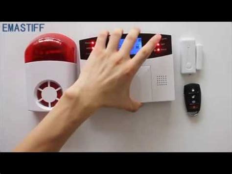 eMastiff Wireless/WIre G2B GSM ALARM PAIR WITH WIRELESS SIREN - YouTube