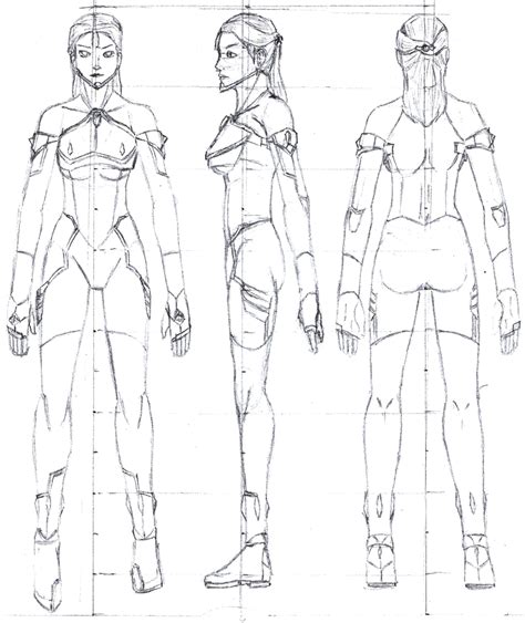 Character Reference Sheet, Character Model Sheet, Female Character Design, Character Modeling ...