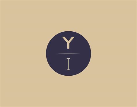 YI letter modern elegant logo design vector images 19148947 Vector Art ...