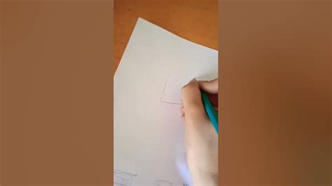 Как нарисовать двойной квадрат - YouTube
