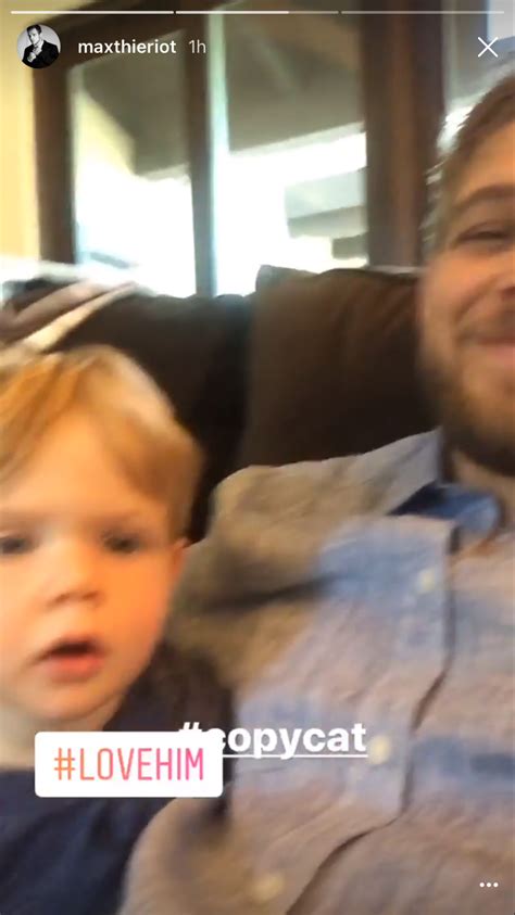 6/01/17 #MaxThieriot & his son copying his sigh 😍 | Max thieriot, Highmore, Freddie highmore