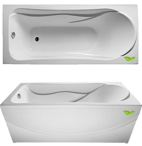 Ванна акриловая Eurolux Афины 150х70х45, объем 175 л: цена, описание ...