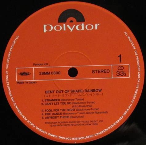 Пластинка Bent Out Of Shape Rainbow. Купить Bent Out Of Shape Rainbow ...