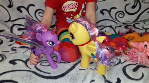 Играем в май литл пони. Игрушки пони. My litle pony - YouTube
