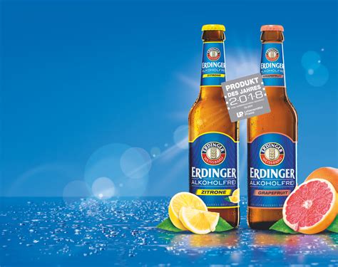 ERDINGER Weißbier Alkoholfrei - Zitrone & Grapefruit