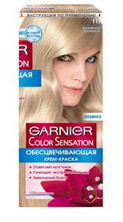 Оттенок Garnier Color Sensation 111 УльтраБлонд Платиновый | Лучшая ...