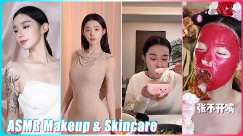 Mitsuisen☘️ASMR Makeup Tutorial & Skincare Routines Satisfying skincare ...